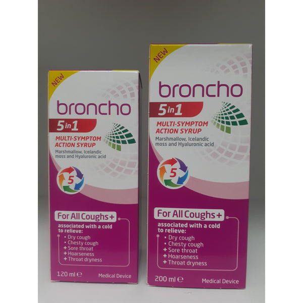 Broncho 5 in 1 Multi-Symptom Action Syrup - Phelan's Pharmacy