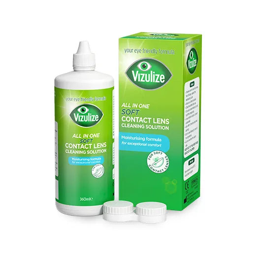 Vizulize All in One Soft Contact Lens Cleaning Solution 360ml - Phelan ...