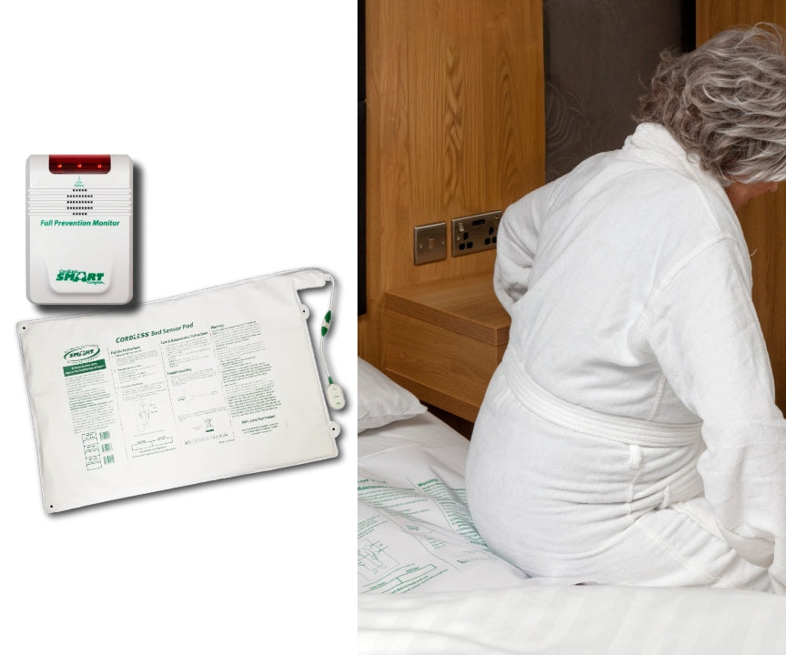 Wireless Bed Exit Alarm - Bed Sensor Pad & Transmitter (Package ...