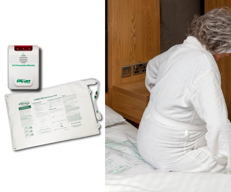 Wireless Bed Exit Alarm - Bed Sensor Pad & Transmitter (Package ...