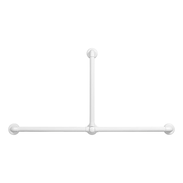 White Corner Grab Bar Set - Phelan's Pharmacy