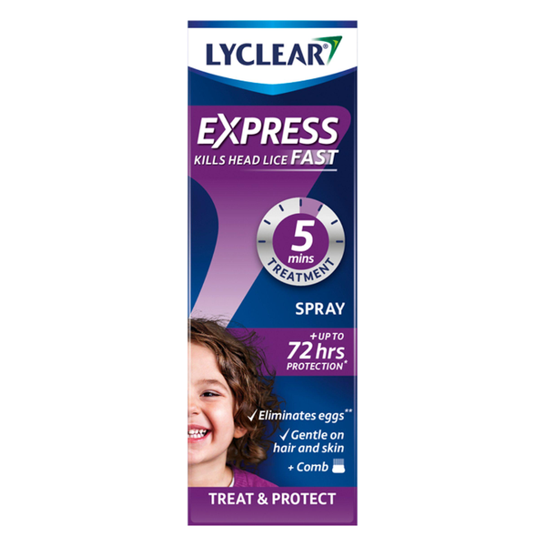 Lyclear Head Lice Express Spray 100ml - Phelan's Pharmacy