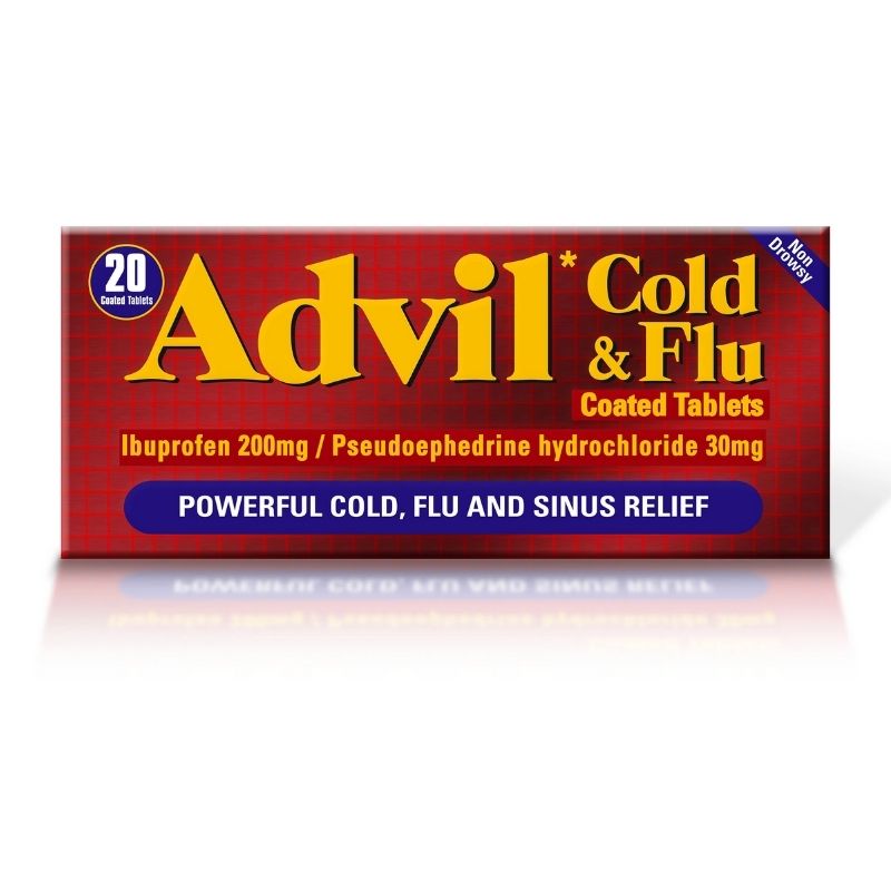 Advil Cold & Flu Tablets 20 Pack - Phelan's Pharmacy