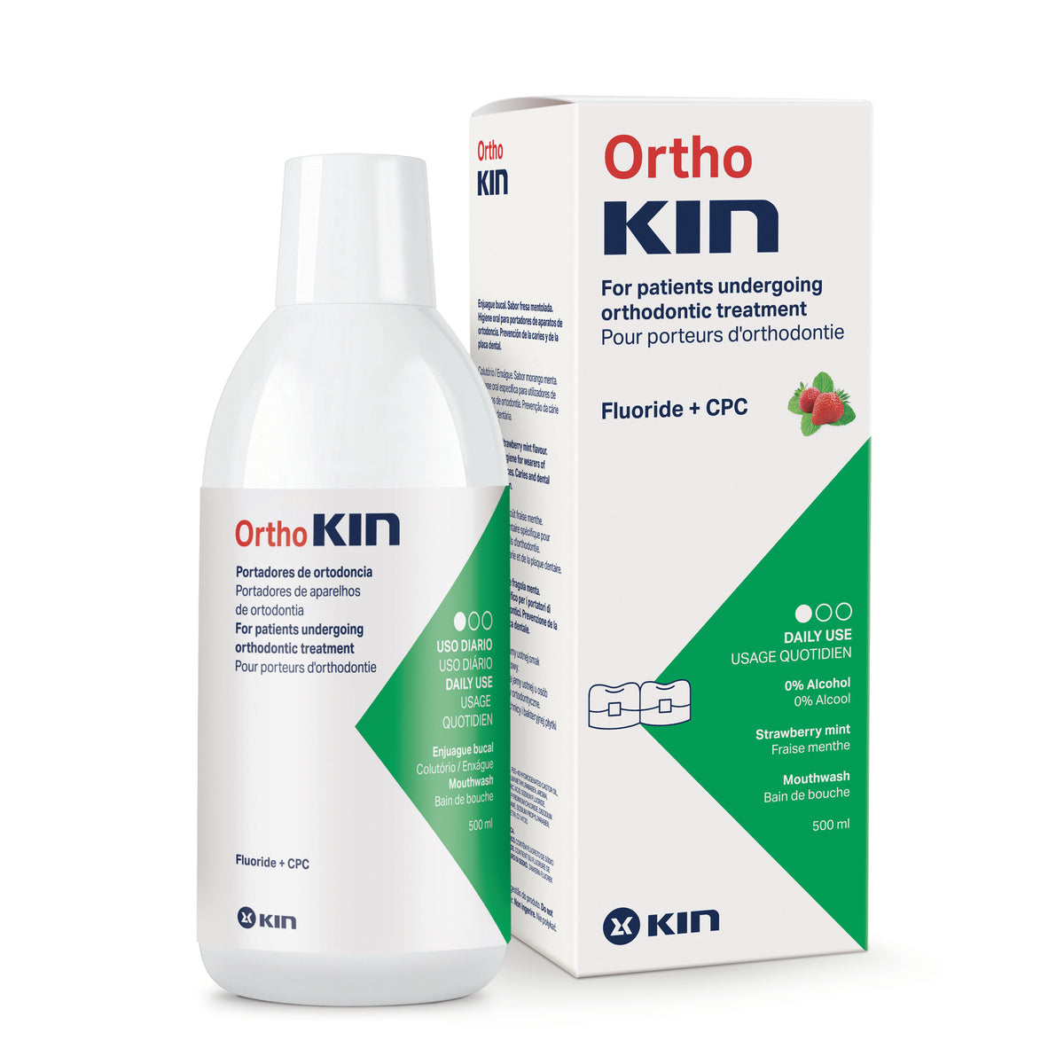 Ortho Kin Mouthwash 500ml - Phelan's Pharmacy