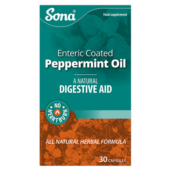 Sona Peppermint Oil Capsules(Enteric Coated) - Phelan's Pharmacy