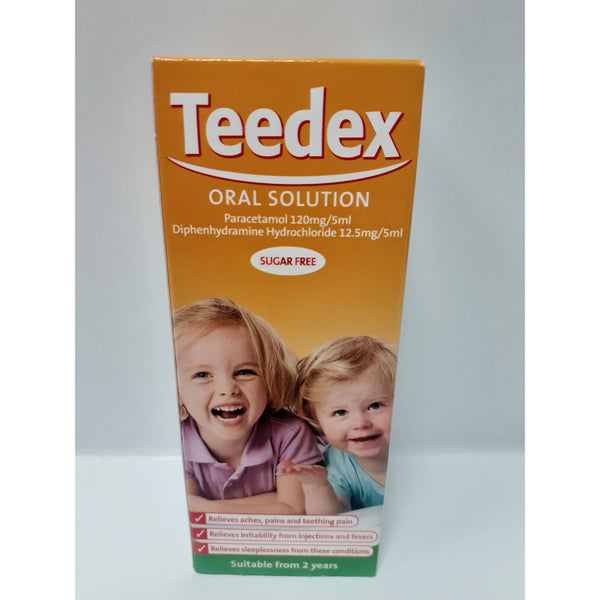 Teedex Oral Solution 100ml - Phelan's Pharmacy