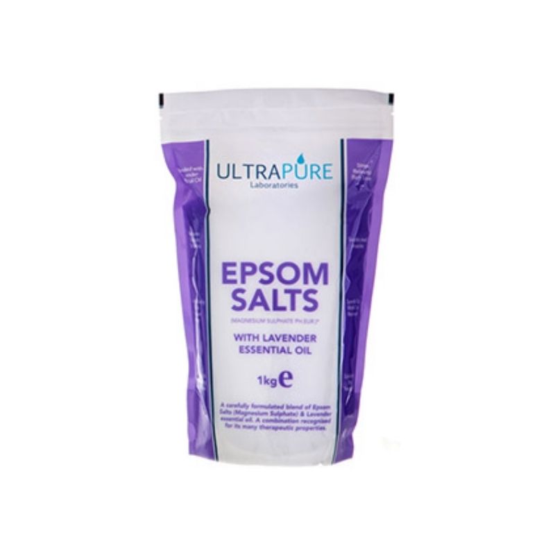Ultrapure Epsom Salts with Lavender Essential Oil 1kg - Phelan's Pharmacy