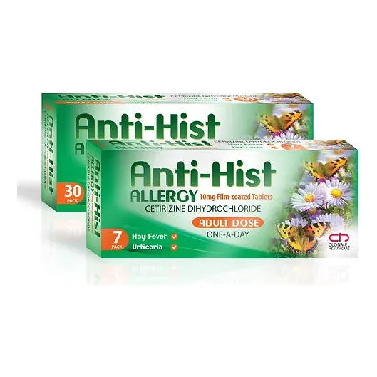 Anti-Hist Allergy 10mg Film-Coated Tablets – Phelan's Pharmacy