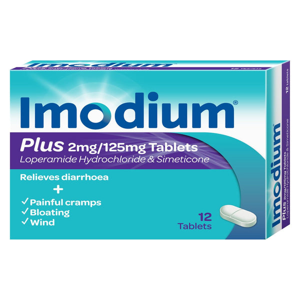 Imodium Plus Tablets 12 - Phelan's Pharmacy