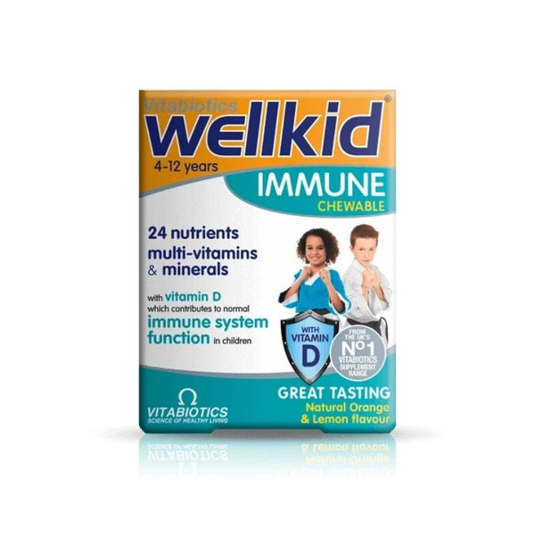 Vitabiotics WellKid Immune Chewable 30 Tablets - Phelan's Pharmacy